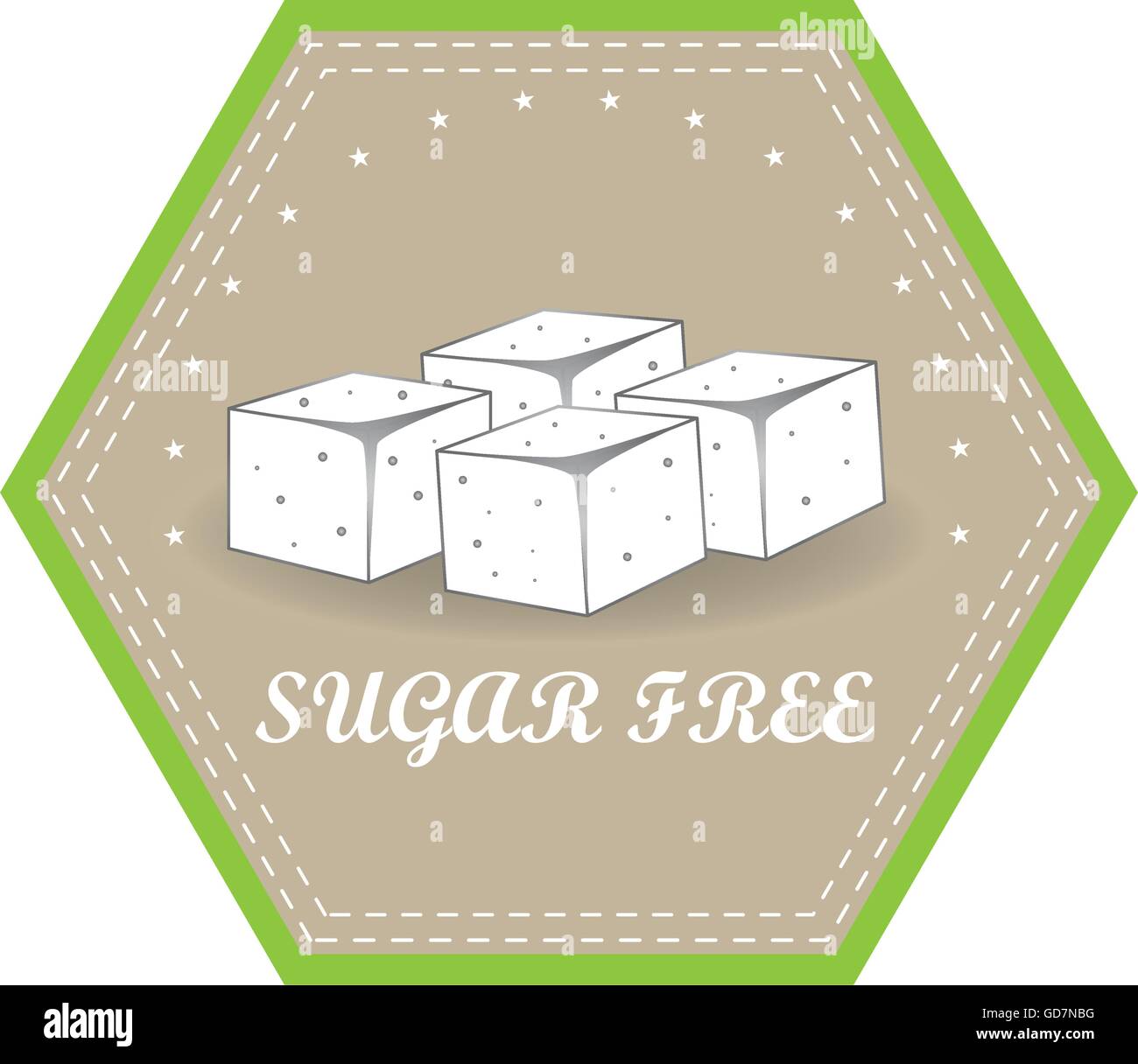Sugar Free label, Vector illustration Stock Vector Image & Art - Alamy