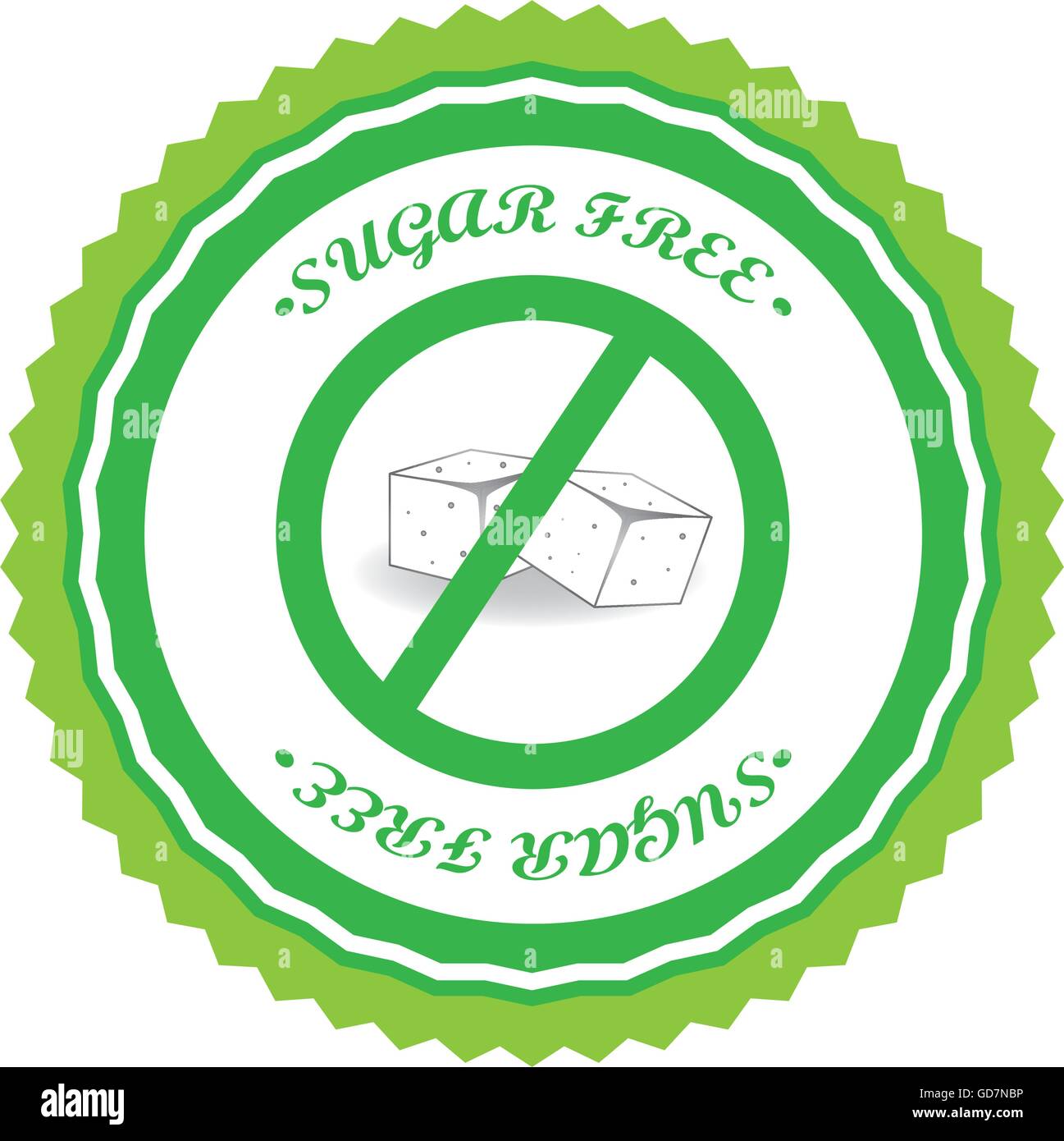 Sugar Free label, Vector illustration Stock Vector Image & Art - Alamy