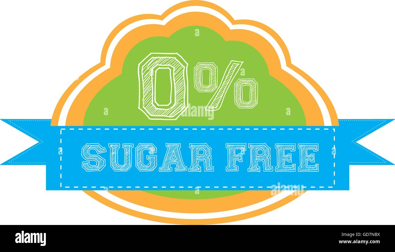 Sugar Free label, Vector illustration Stock Vector Image & Art - Alamy