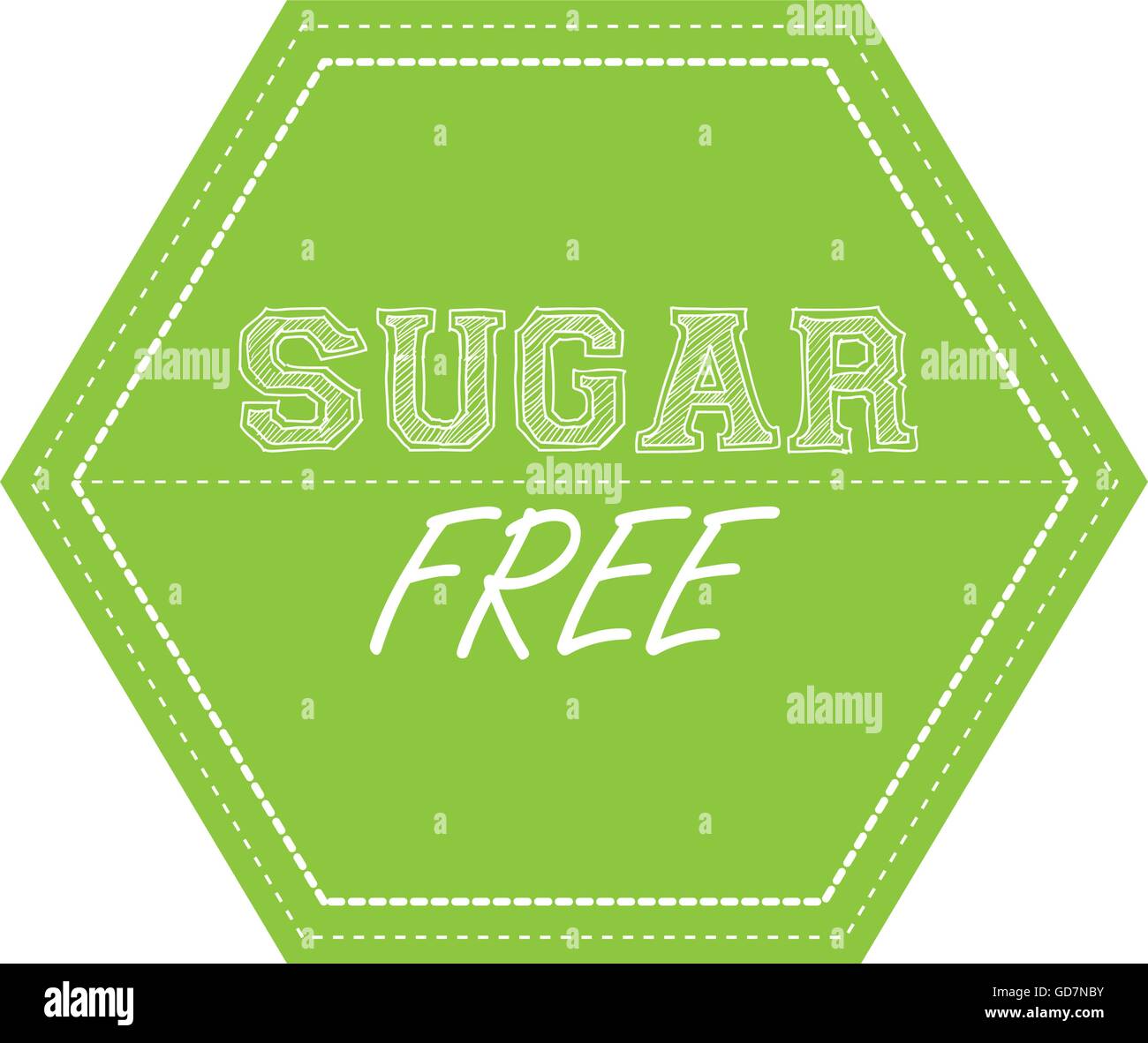 Sugar Free label, Vector illustration Stock Vector Image & Art - Alamy