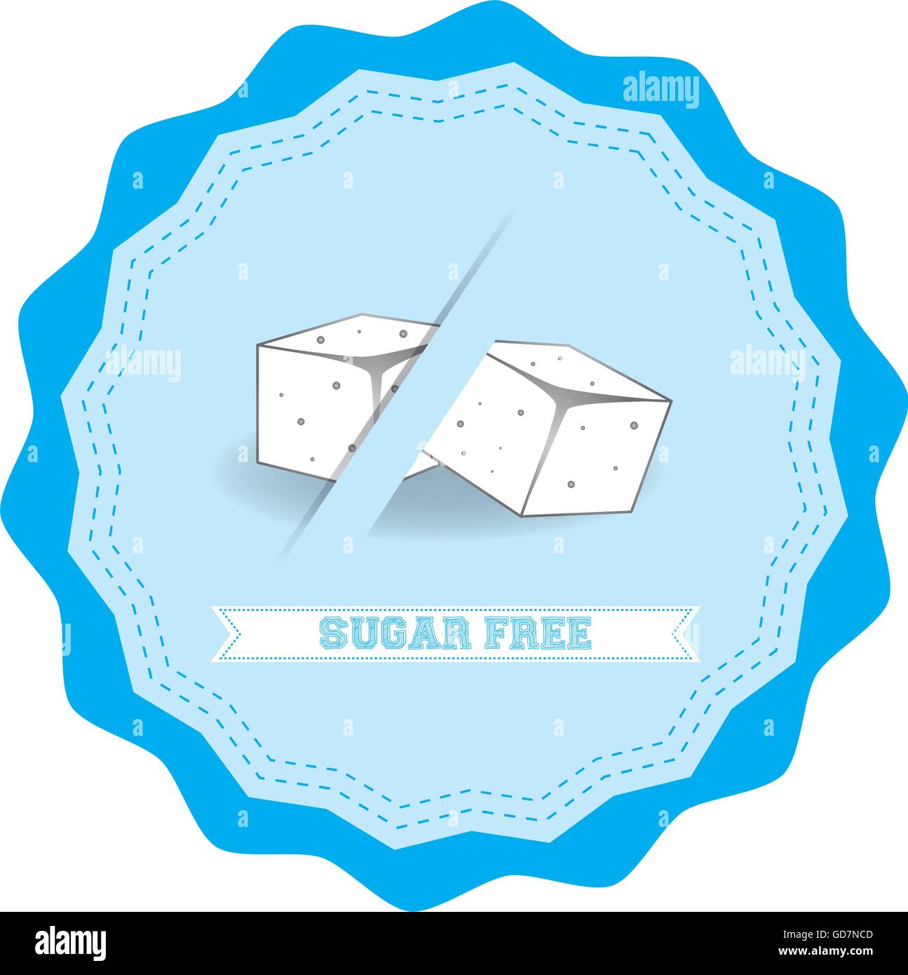 Sugar Free label, Vector illustration Stock Vector Image & Art - Alamy