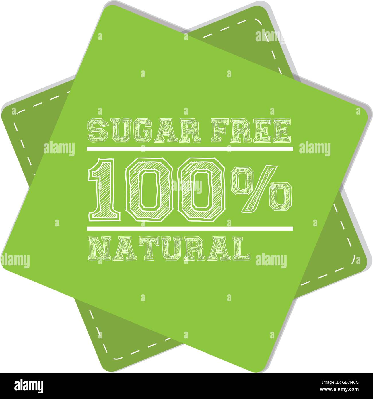 Sugar Free label, Vector illustration Stock Vector Image & Art - Alamy
