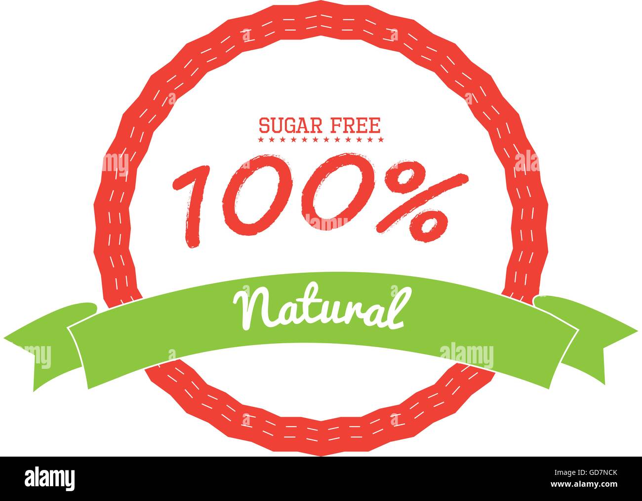 Sugar Free label, Vector illustration Stock Vector Image & Art - Alamy