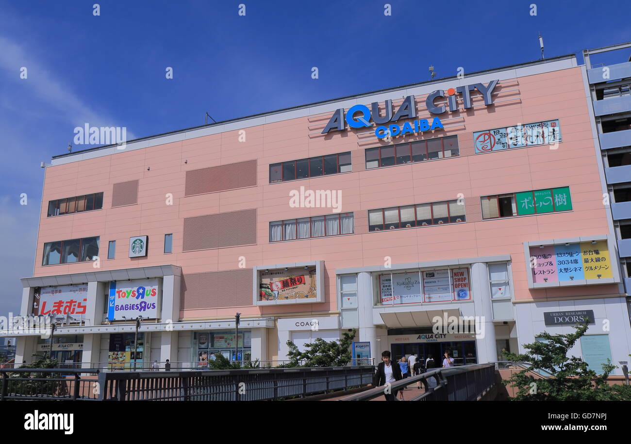 Odaiba aqua city shopping mall hi-res stock photography and images - Alamy