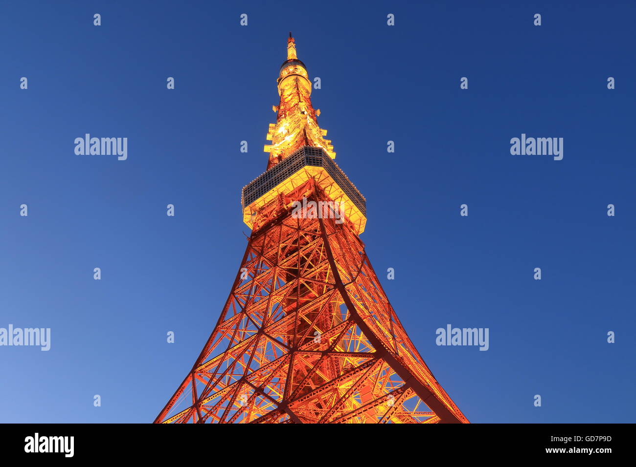 Iconic Tokyo Tower in Tokyo Japan Stock Photo - Alamy