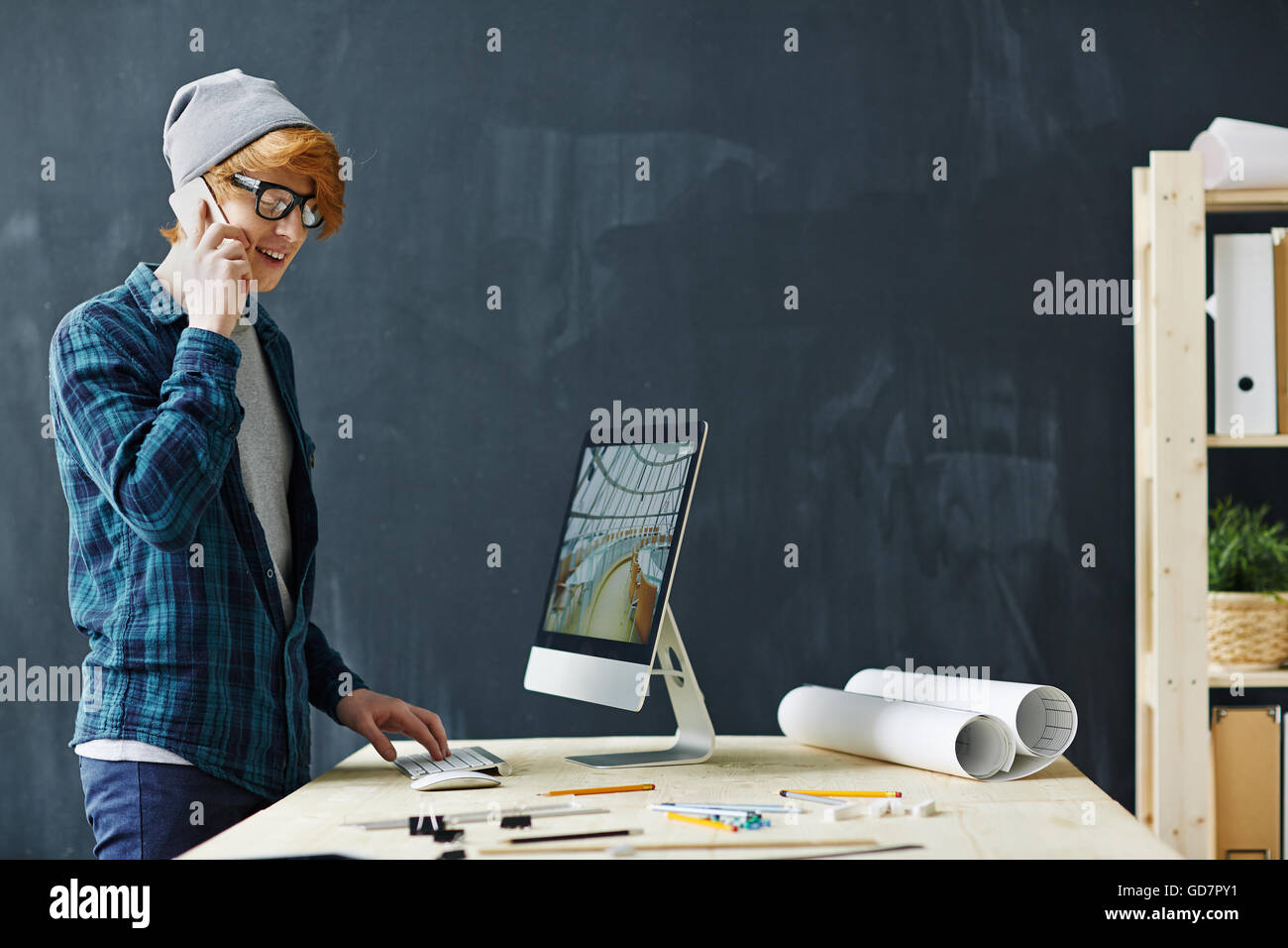 Young architect hi-res stock photography and images - Alamy