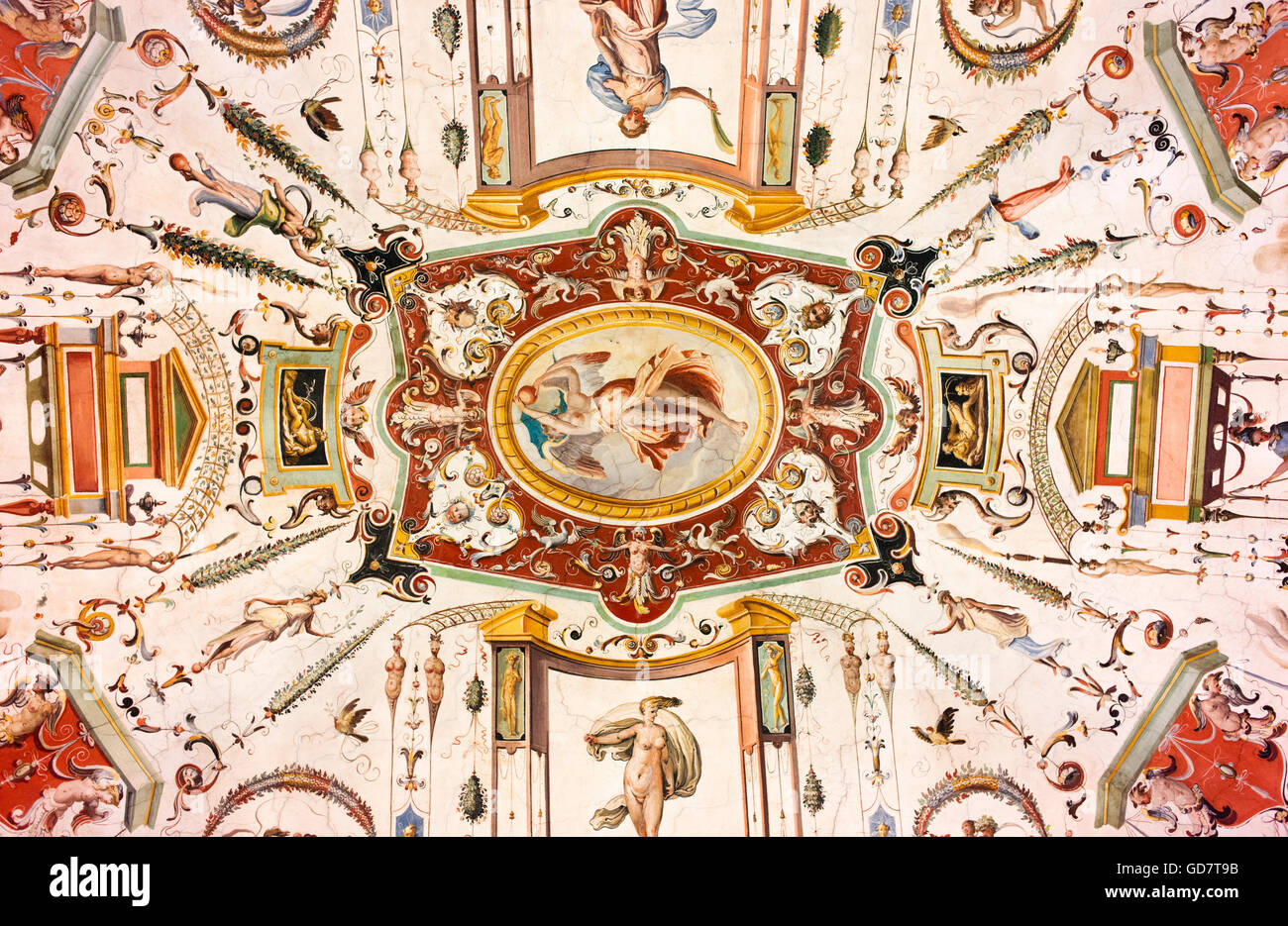 Ceiling uffizi gallery florence italy hi-res stock photography and ...