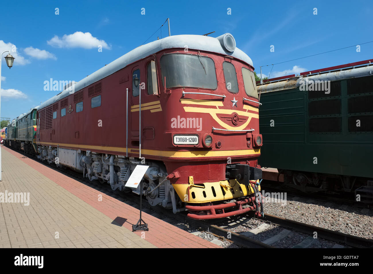 Soviet locomotive diesel hi-res stock photography and images - Alamy