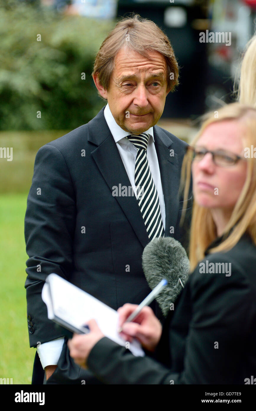 Sir Anthony Seldon - political historian - being interviewed on College ...