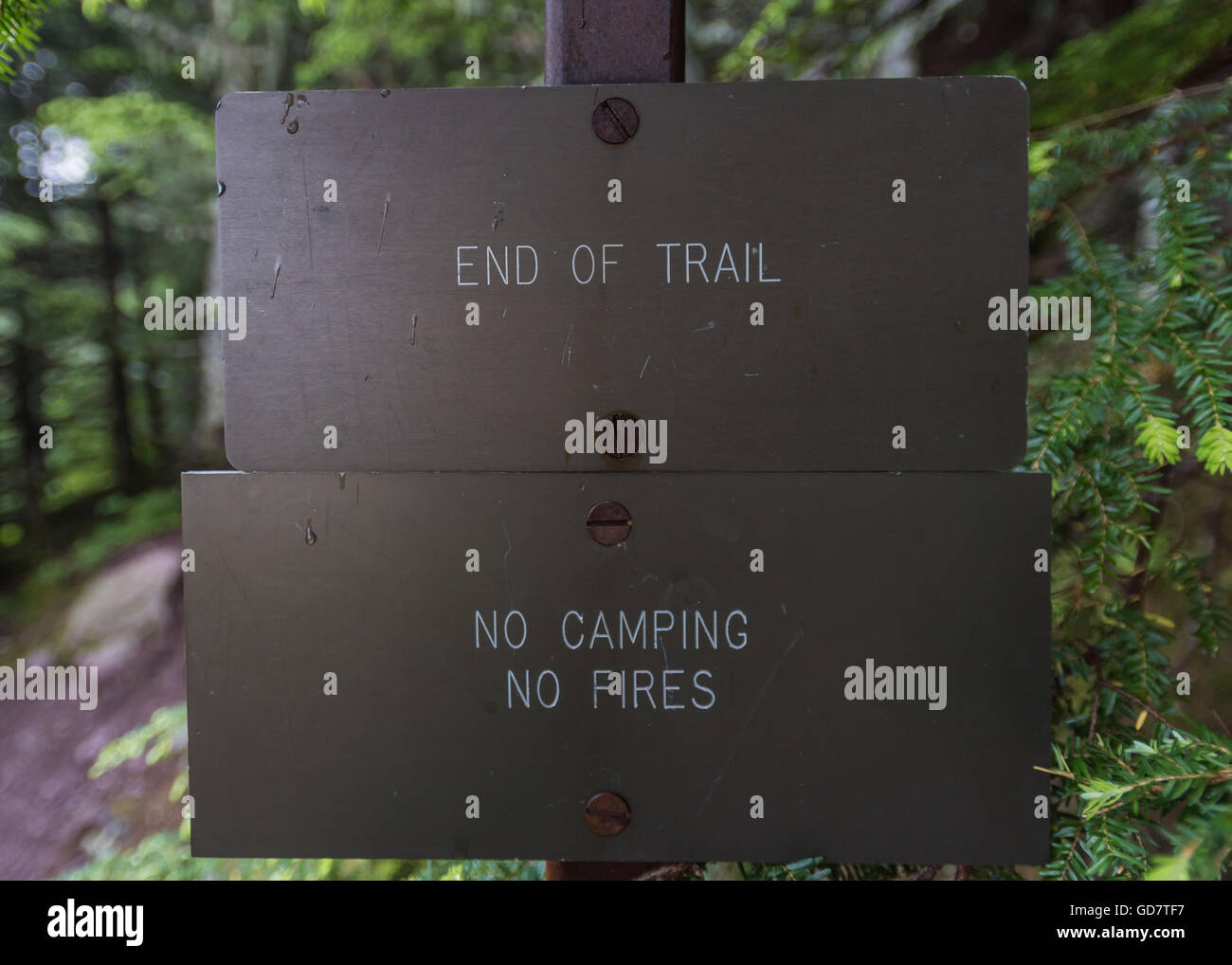 End of trail hi-res stock photography and images - Alamy