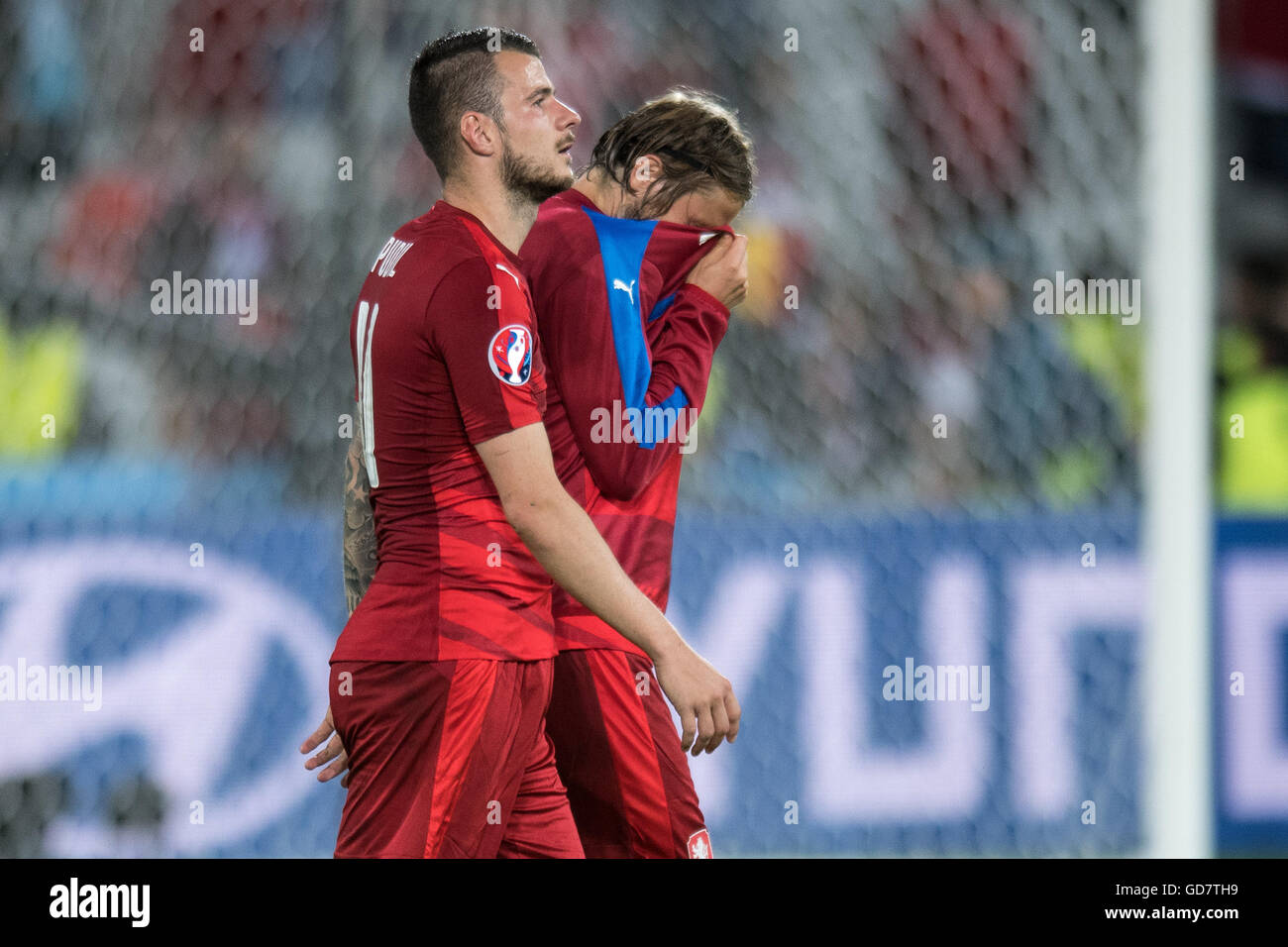 Daniel Pudil (left) and Jaroslav Plasil (both CZE) during the UEFA EURO ...