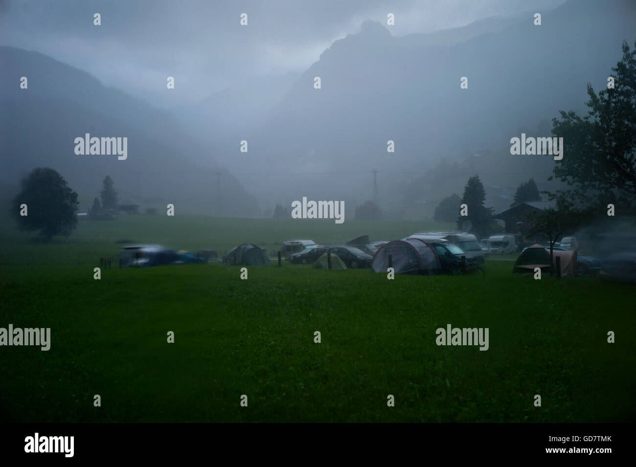 Camping rain hi-res stock photography and images - Alamy