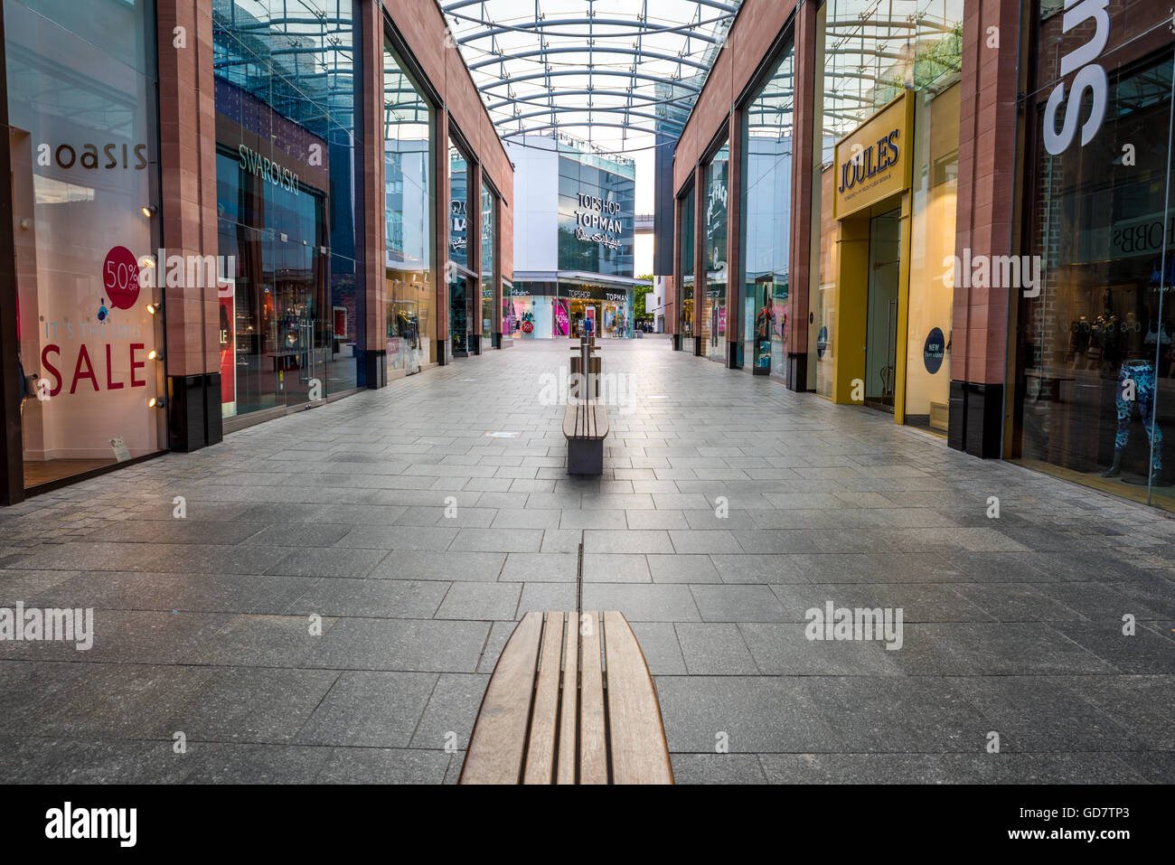 Princesshay shopping center in Exeter devon Stock Photo - Alamy
