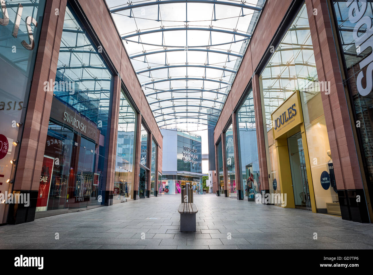 Princesshay shopping center in Exeter devon Stock Photo - Alamy