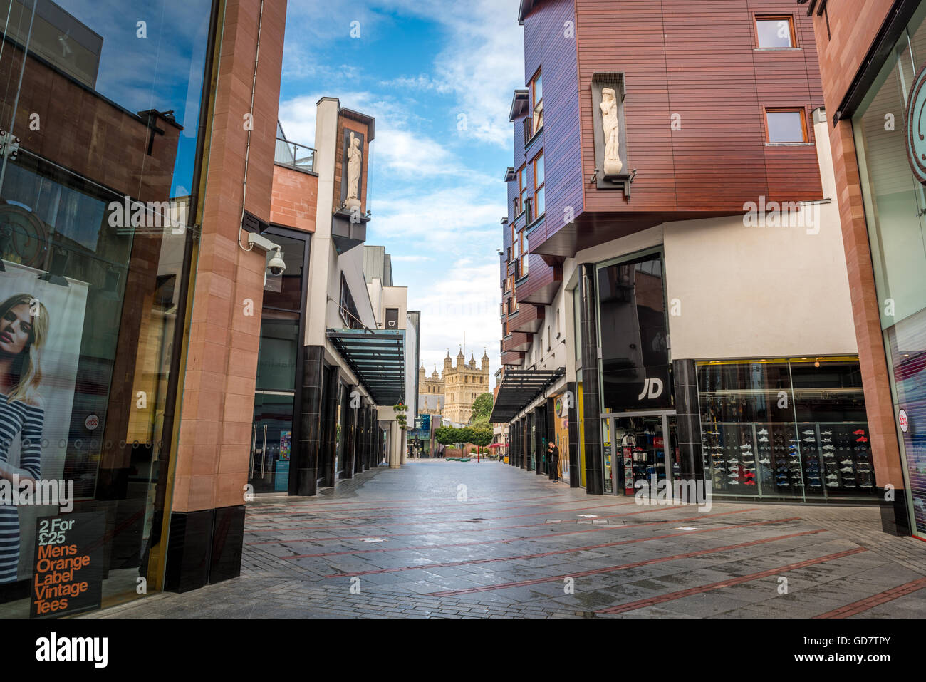 Princesshay shopping center in Exeter devon Stock Photo - Alamy