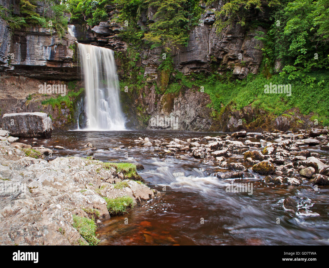 Ingleton Waterfalls Walk Stock Photos & Ingleton Waterfalls Walk Stock ...