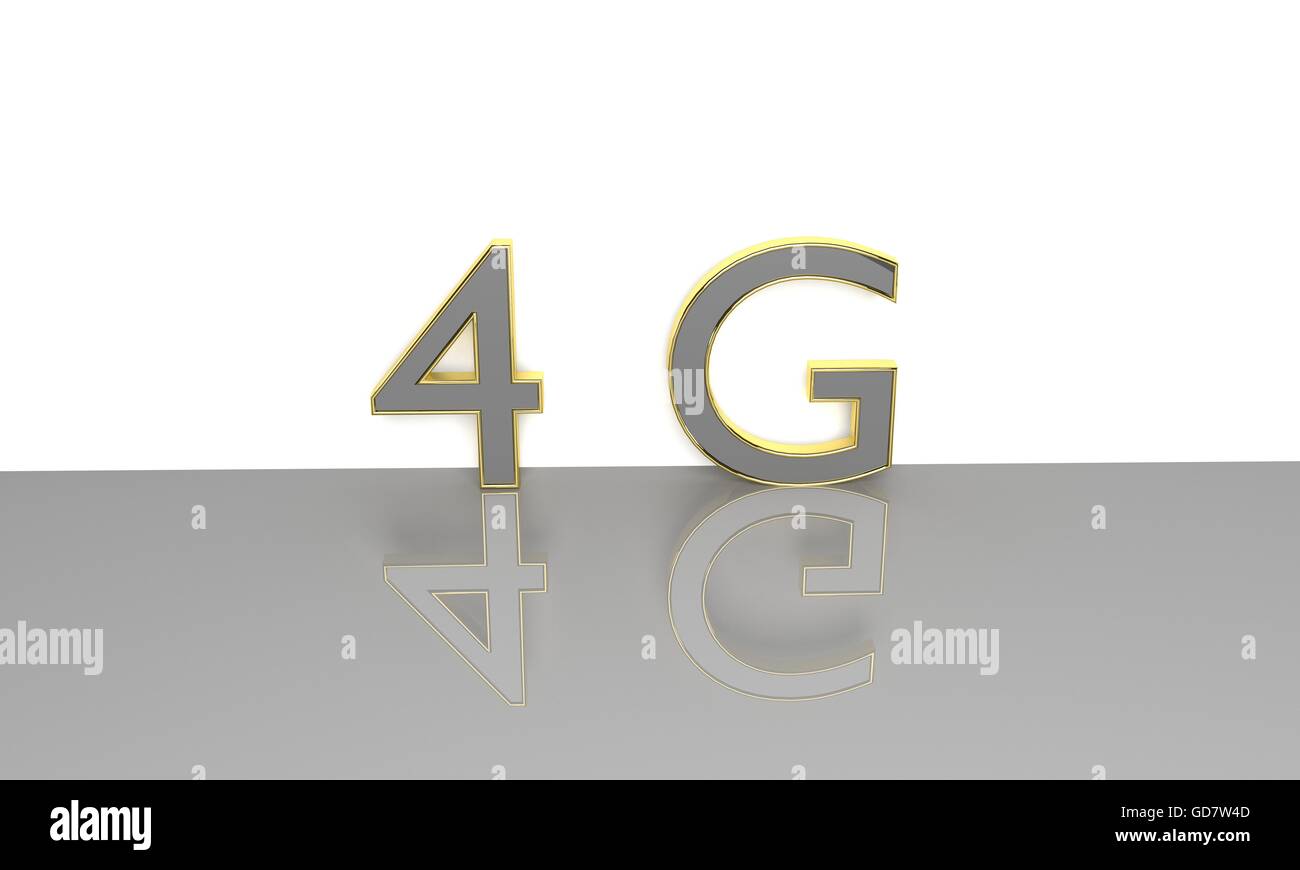 4g text hi-res stock photography and images - Alamy