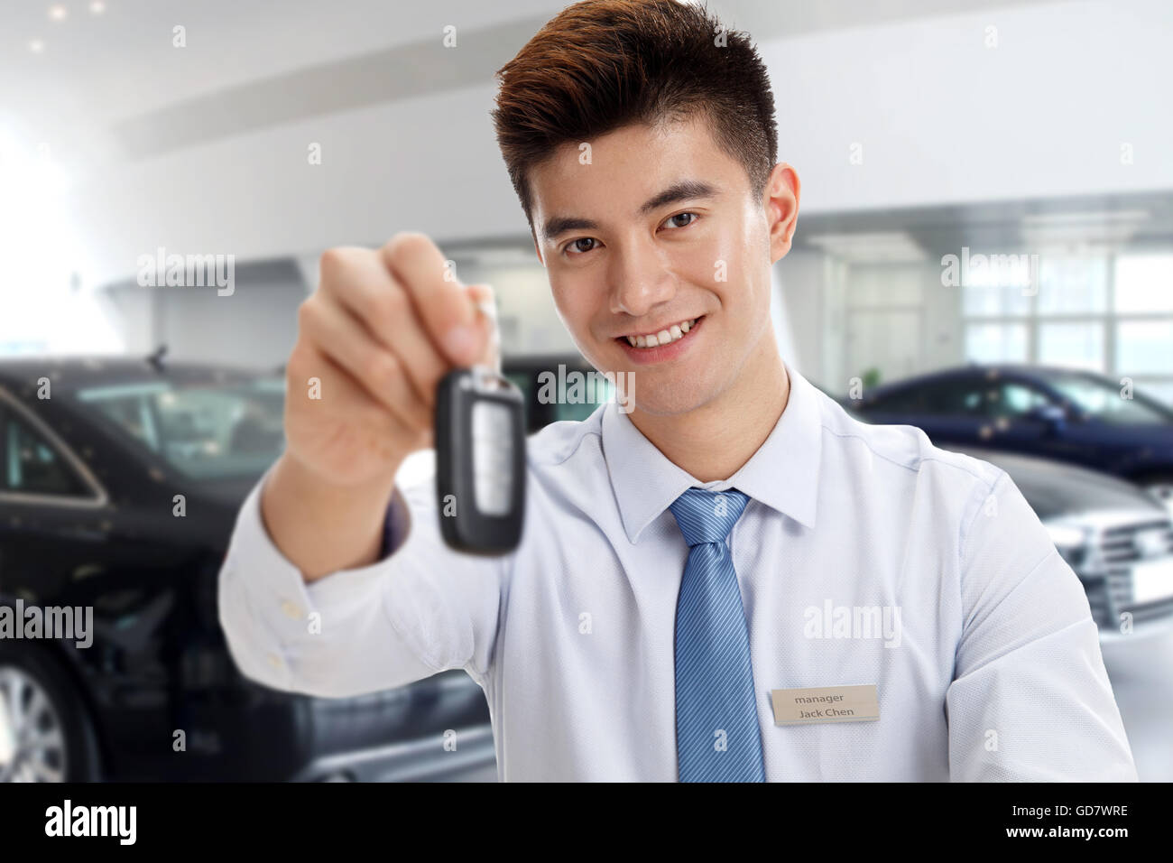 Indian man with car keys hi-res stock photography and images - Alamy