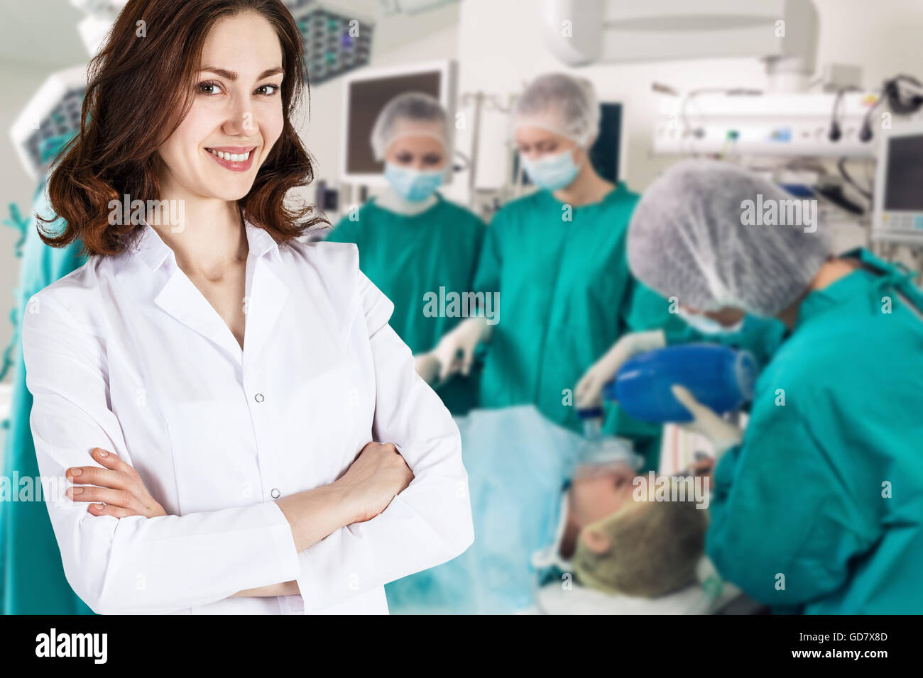 Women hands in teamwork hi-res stock photography and images - Alamy