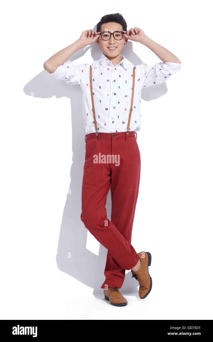 Fashion young man Stock Photo - Alamy