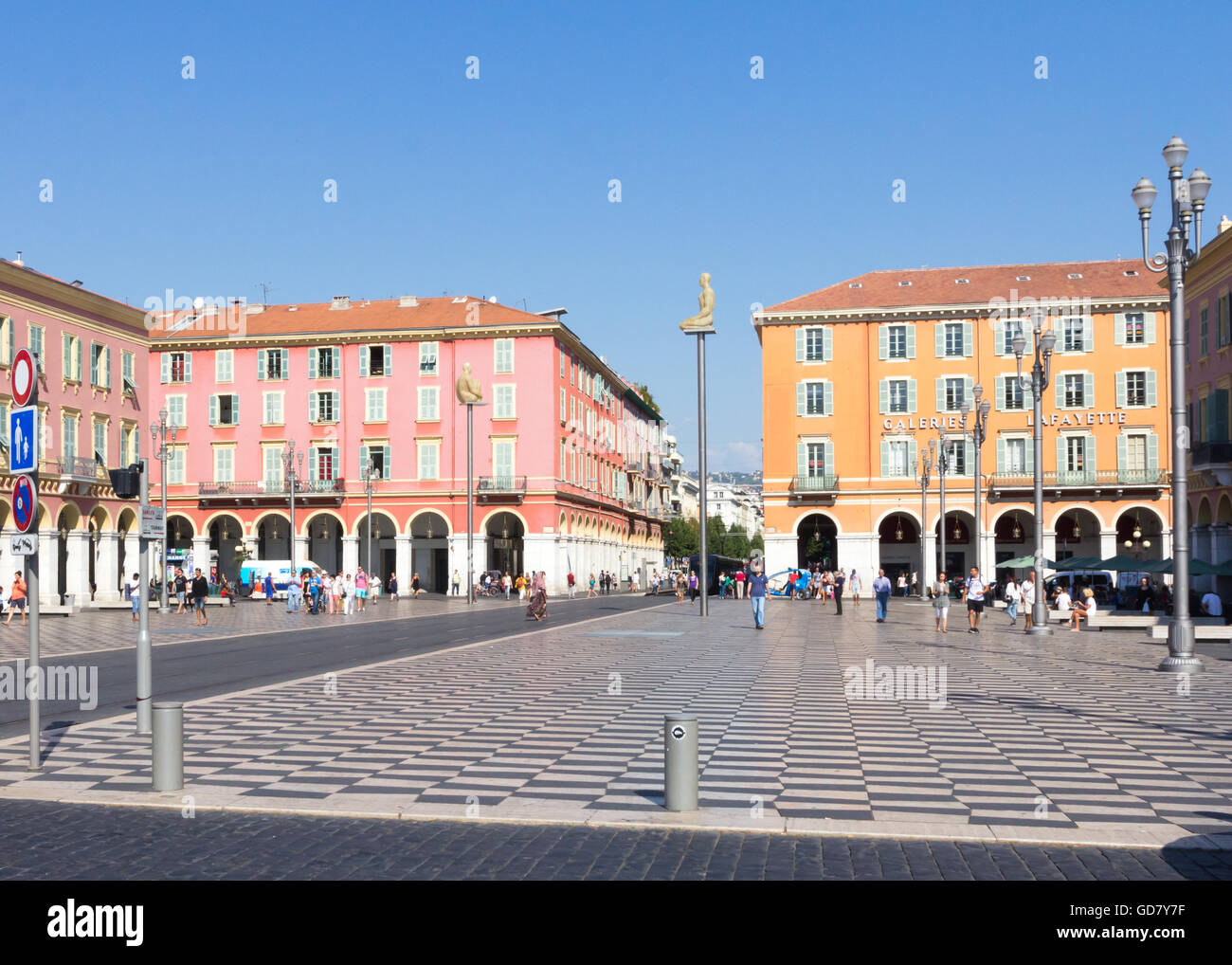 Place Massena in Nice, Cot D'Azur, France Stock Photo - Alamy
