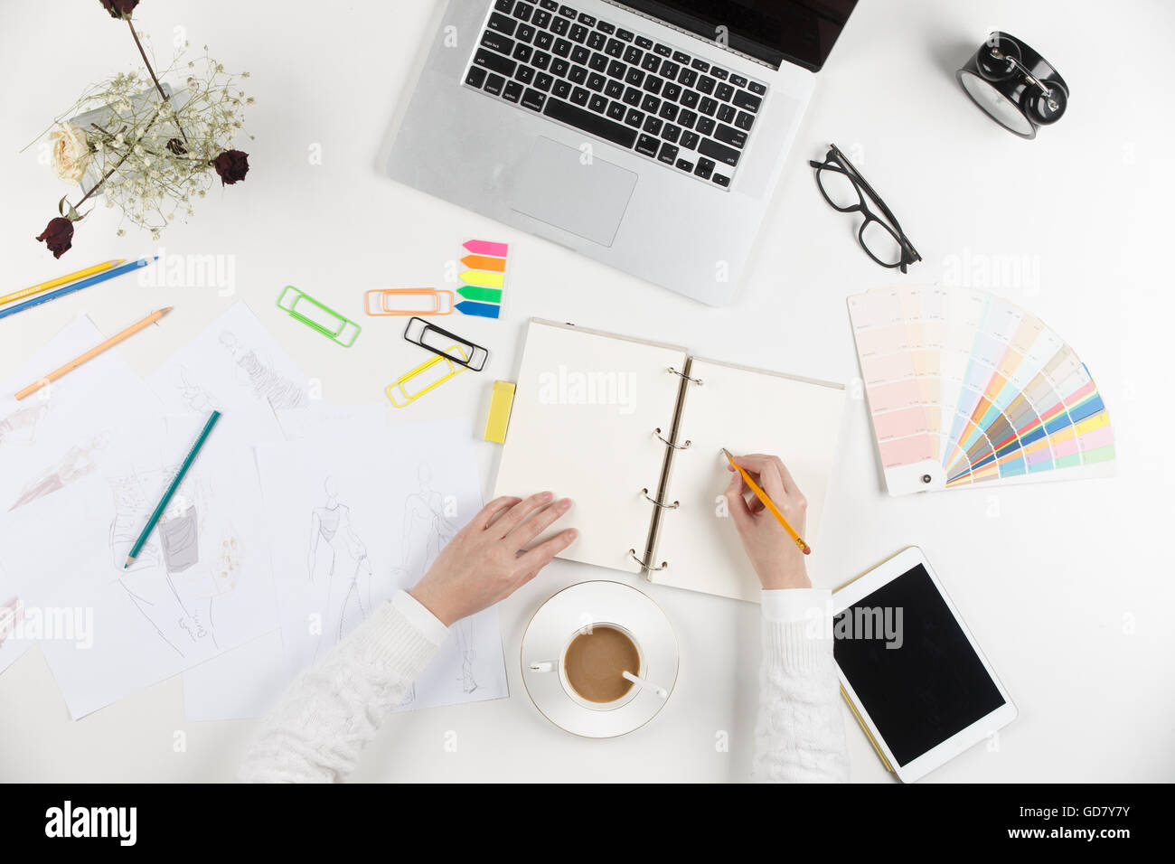 Business desk features Stock Photo - Alamy