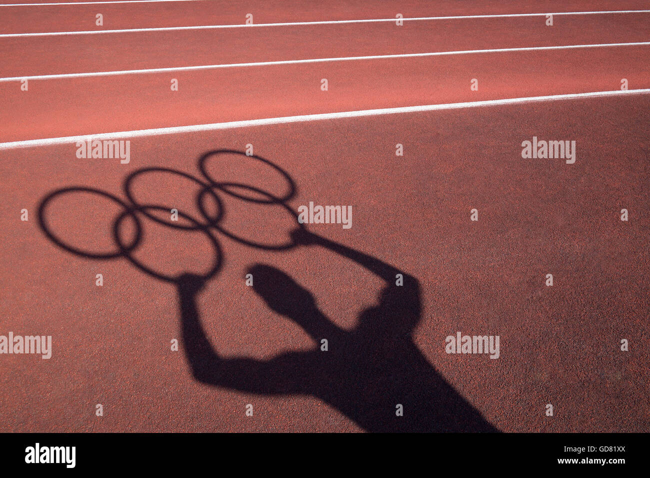 Olympic track athlete hi-res stock photography and images - Alamy