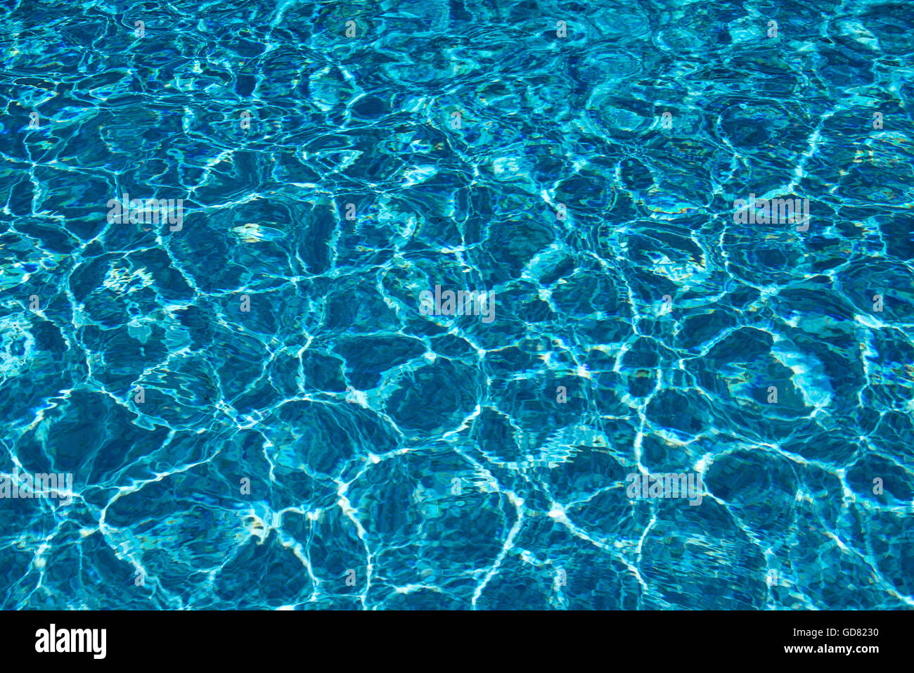 Azure water with tiny ripples shining under summer sun Stock Photo - Alamy