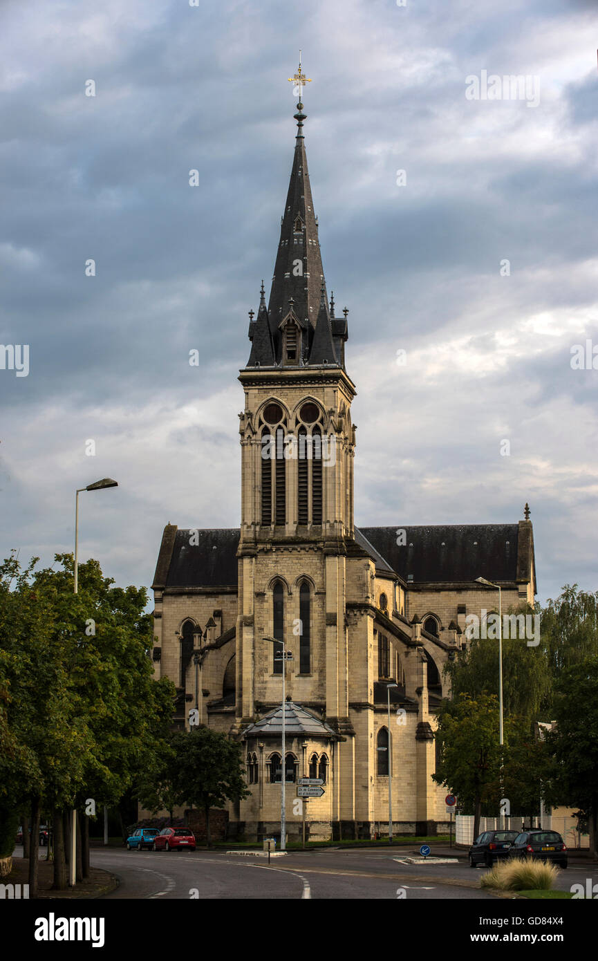 Europe, France, Loire region, Roanne, Saint Etienne church Stock Photo ...