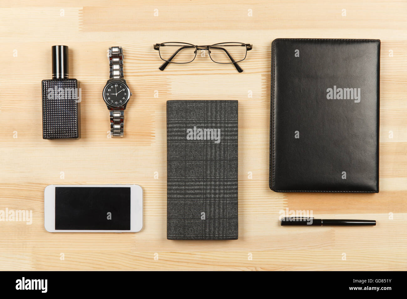 Male personal belongings Stock Photo - Alamy