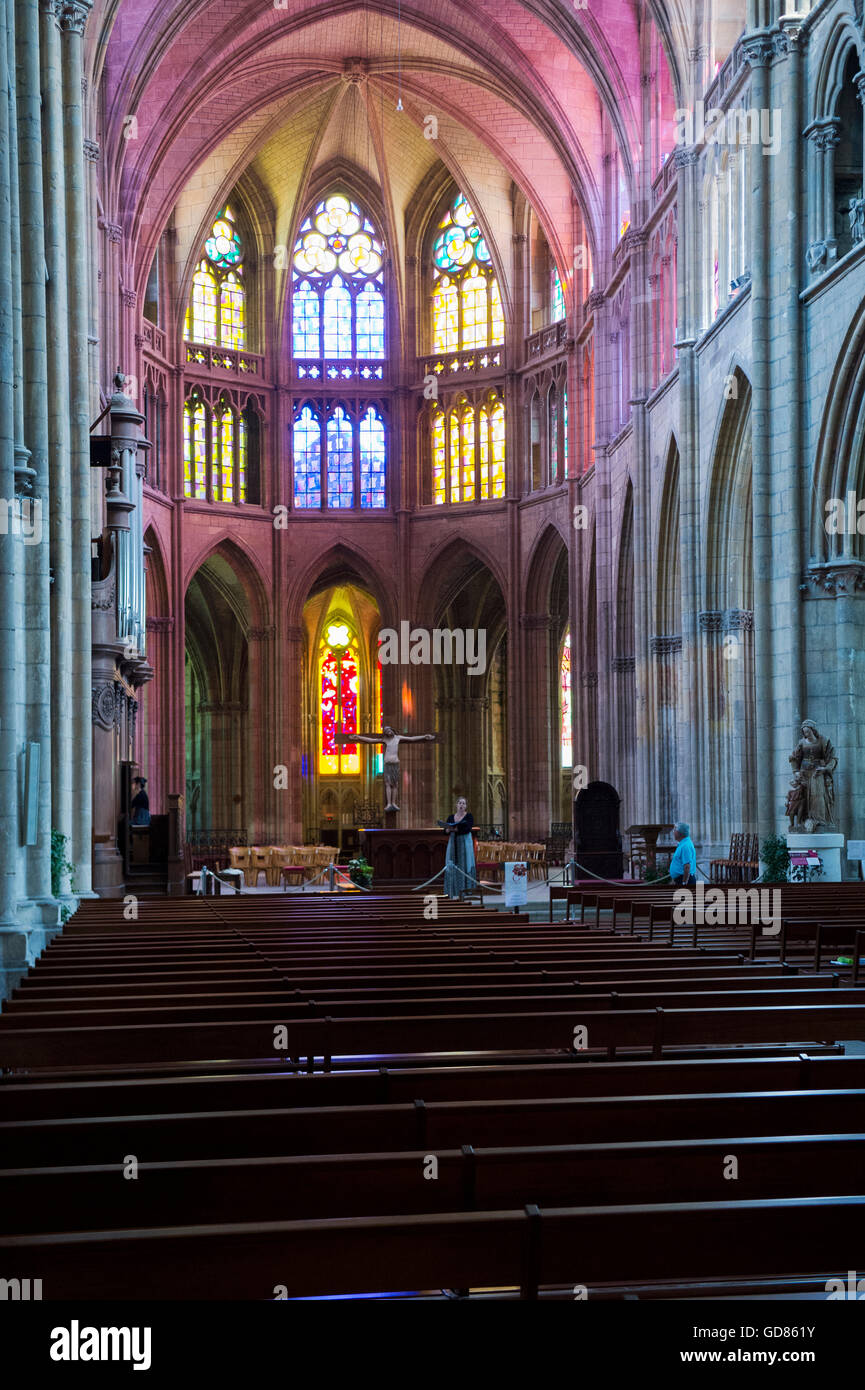 Nevers cathedral hi-res stock photography and images - Alamy