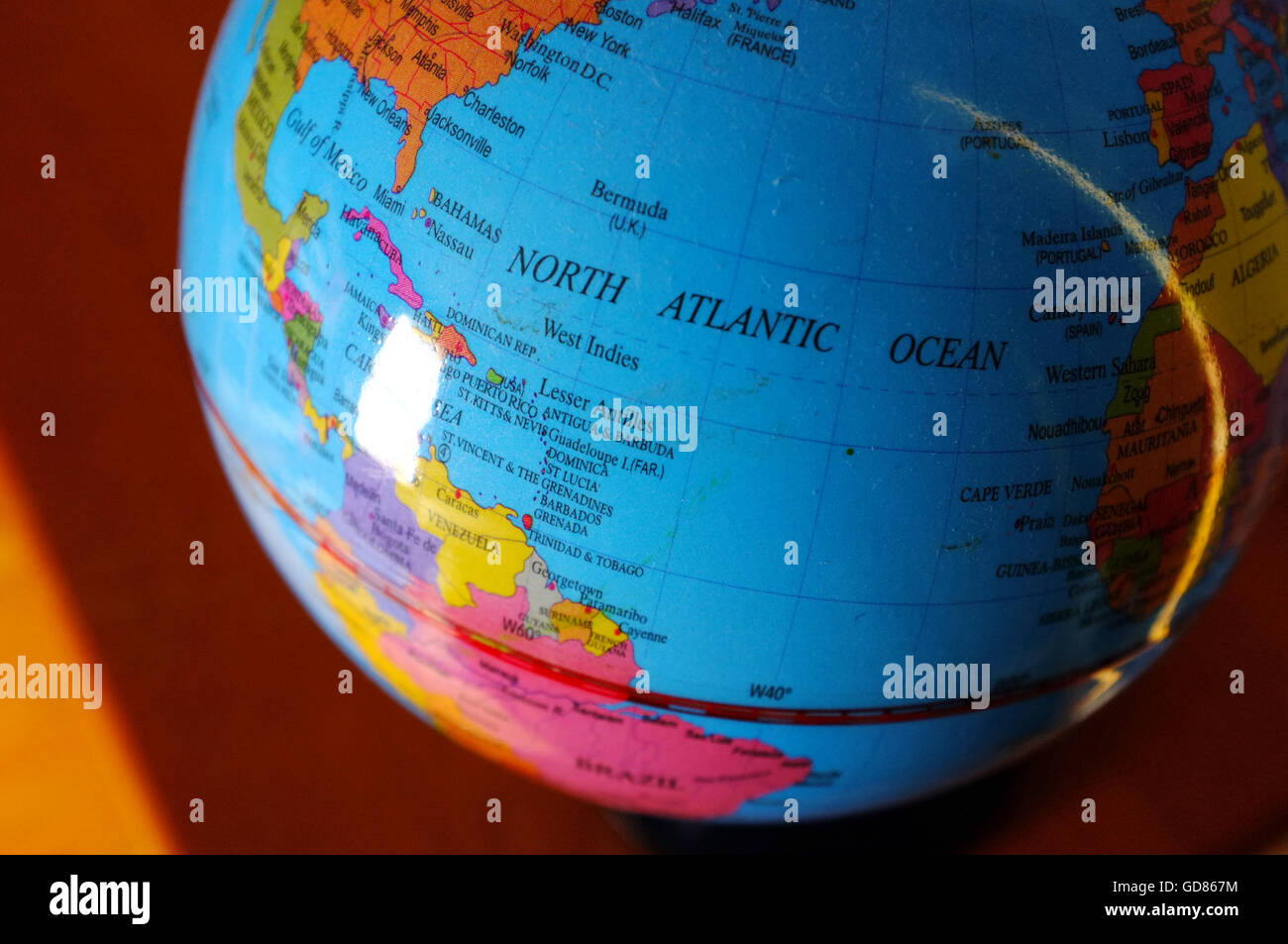North atlantic ocean map hi-res stock photography and images - Alamy