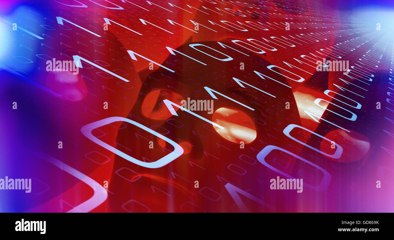 Downloading computer data inspiration Stock Photo - Alamy