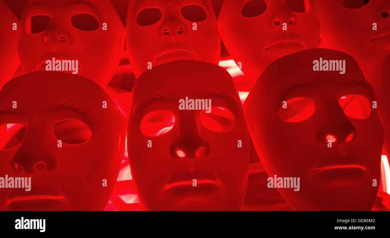 Human face masks concept Stock Photo - Alamy