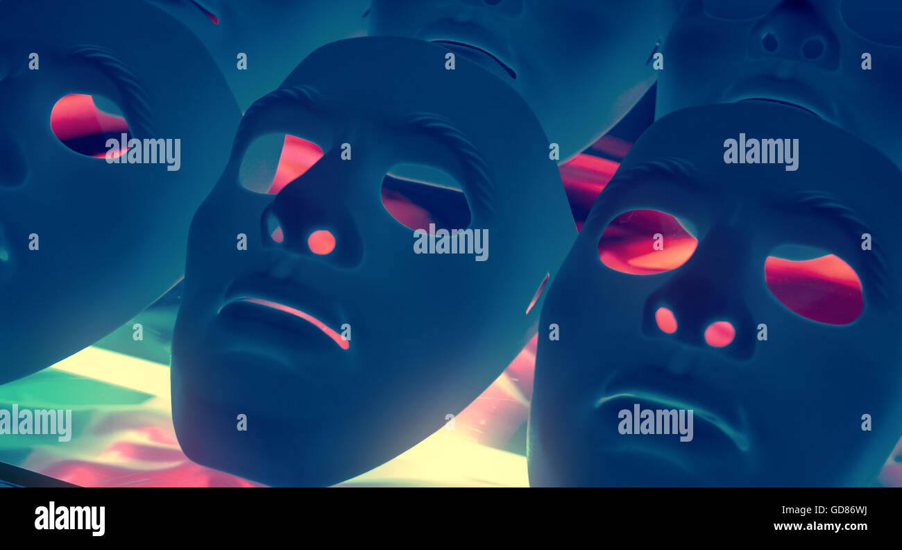 Scary robot face mask hi-res stock photography and images - Alamy