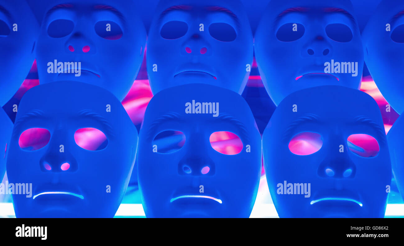 Human face masks Stock Photo - Alamy