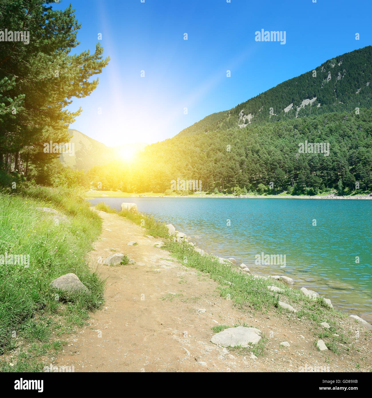 Picturesque lake shore on hi-res stock photography and images - Alamy
