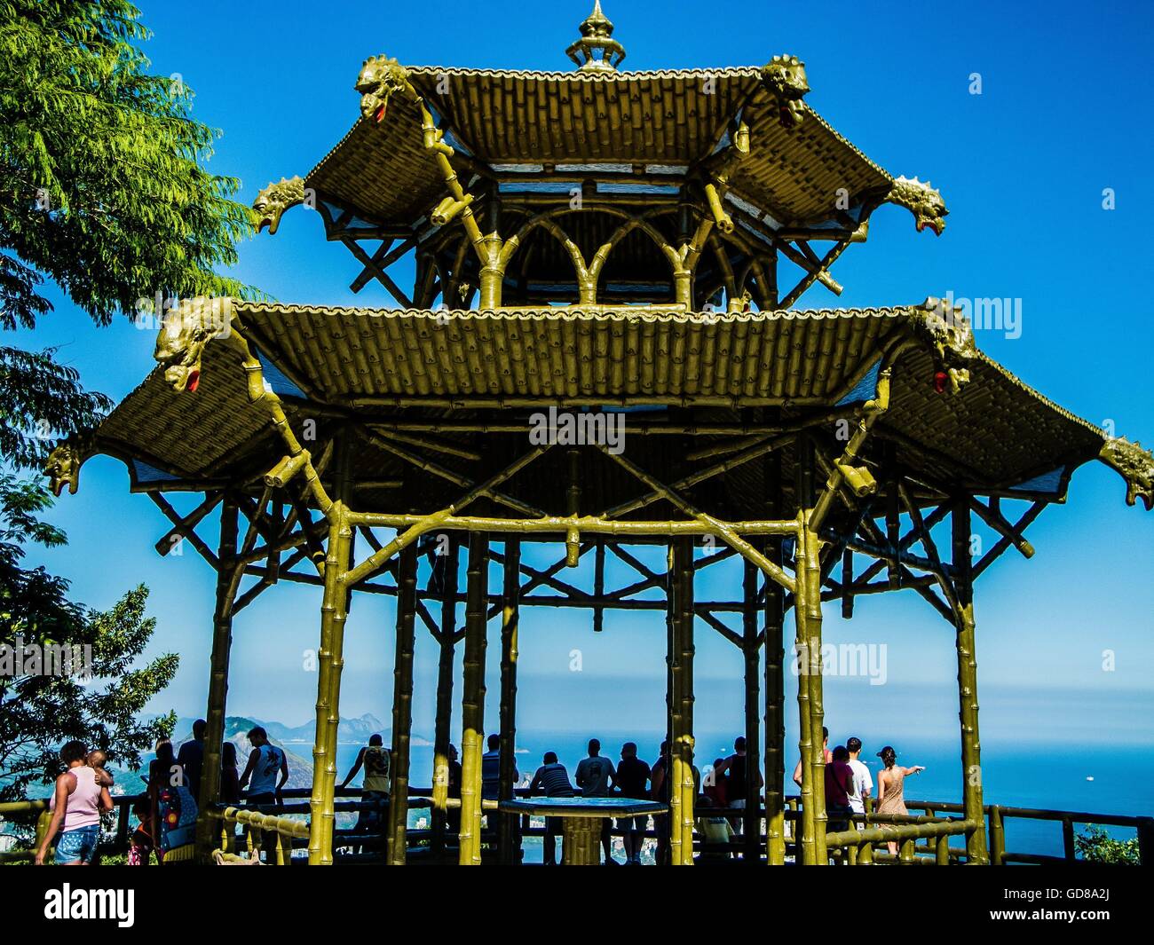 Vista Chinesa / Chines View over Rio de Janeiro Brazil 2014 jan 28th ...