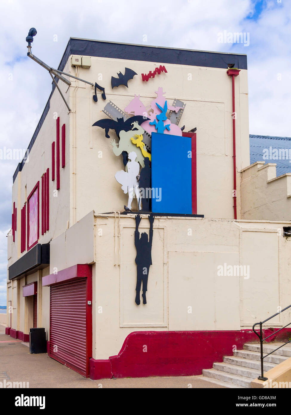 Regent Cinema on Redcar seafront originally a music hall built 1937 it ...