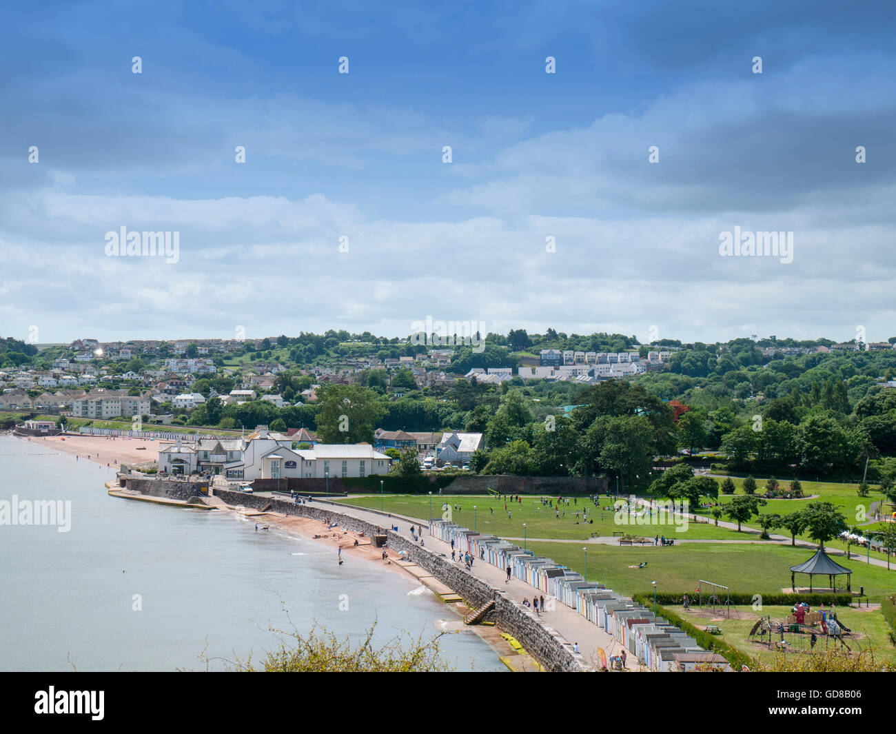 Cliff gardens goodrington sands hi-res stock photography and images - Alamy