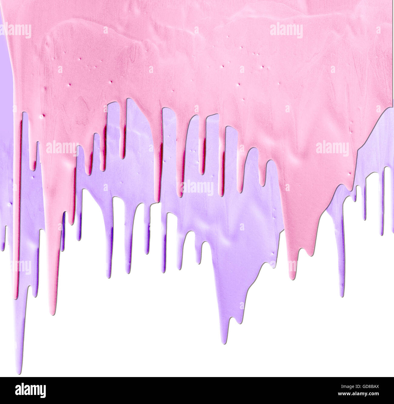 Purple Dripping Paint Borders