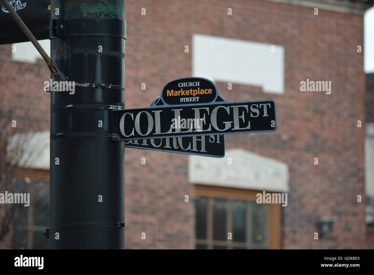 Burlington town sign hi-res stock photography and images - Alamy