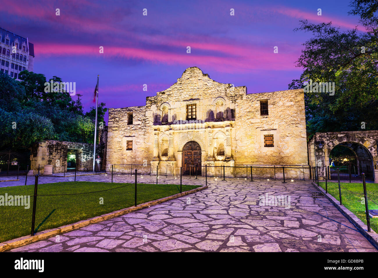 The Alamo in San Antonio, Texas, USA Stock Photo - Alamy