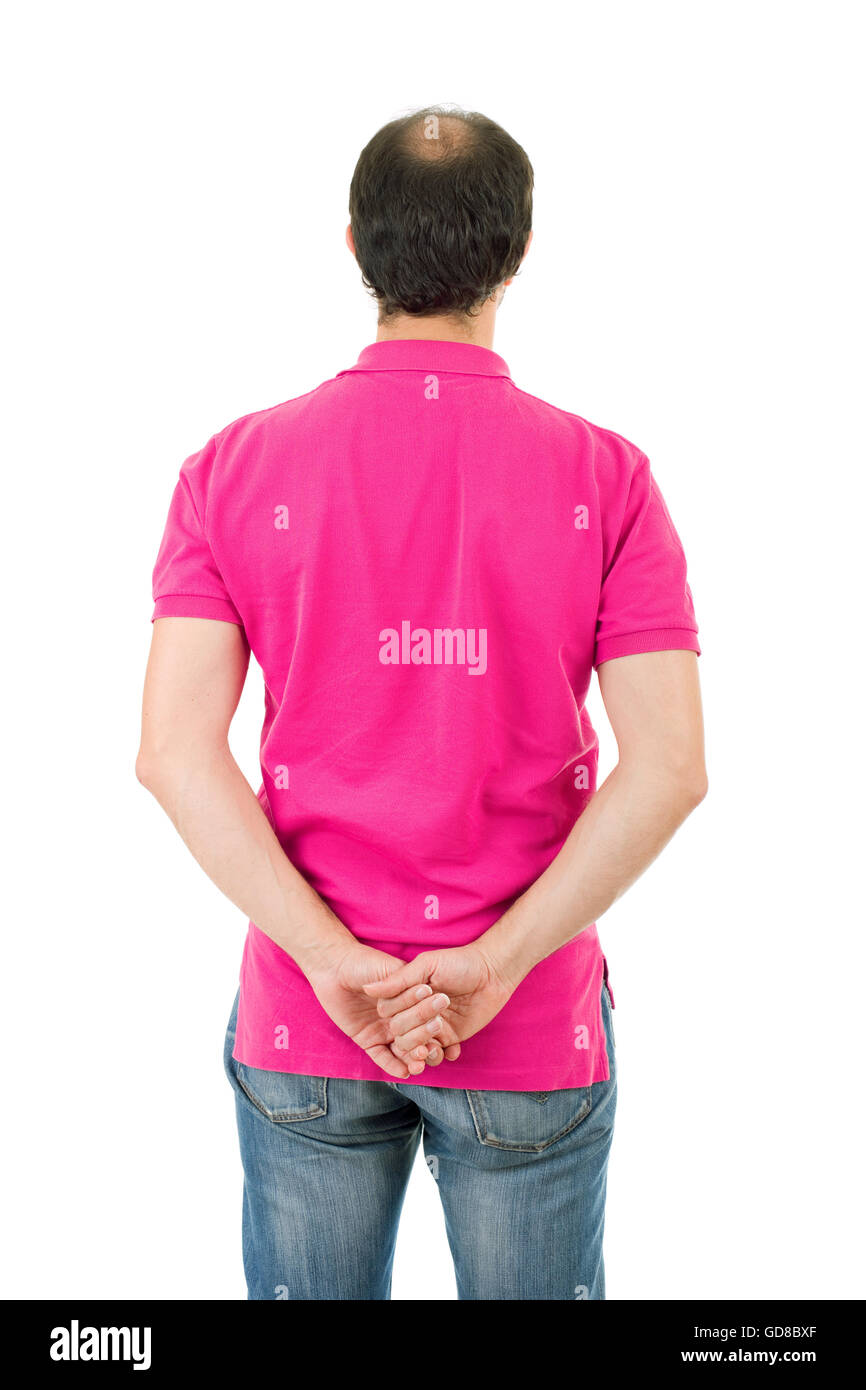 Man from behind isolated hi-res stock photography and images - Alamy