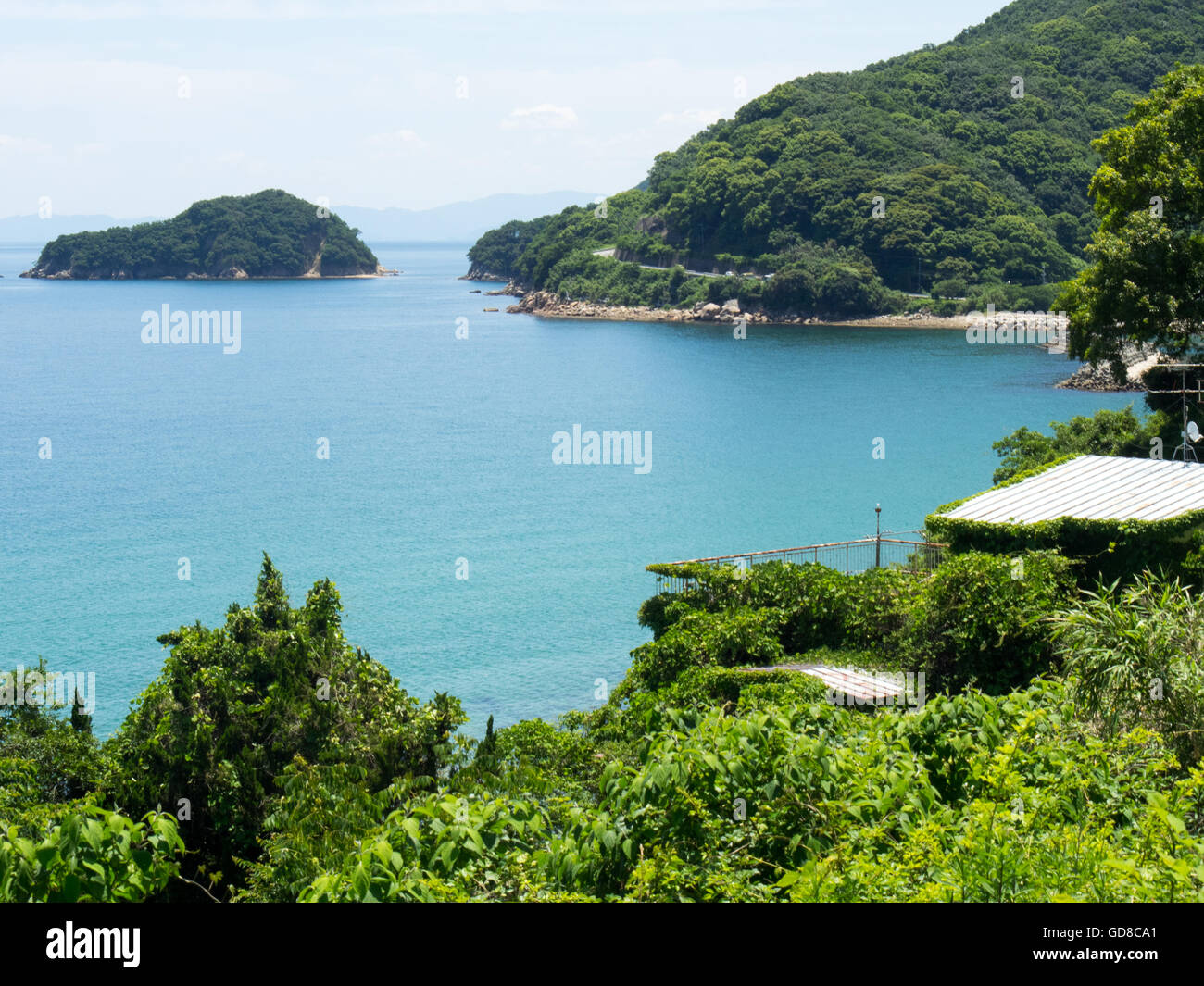 A natural bay on the east coast of Shodo Island, Japan Stock Photo - Alamy