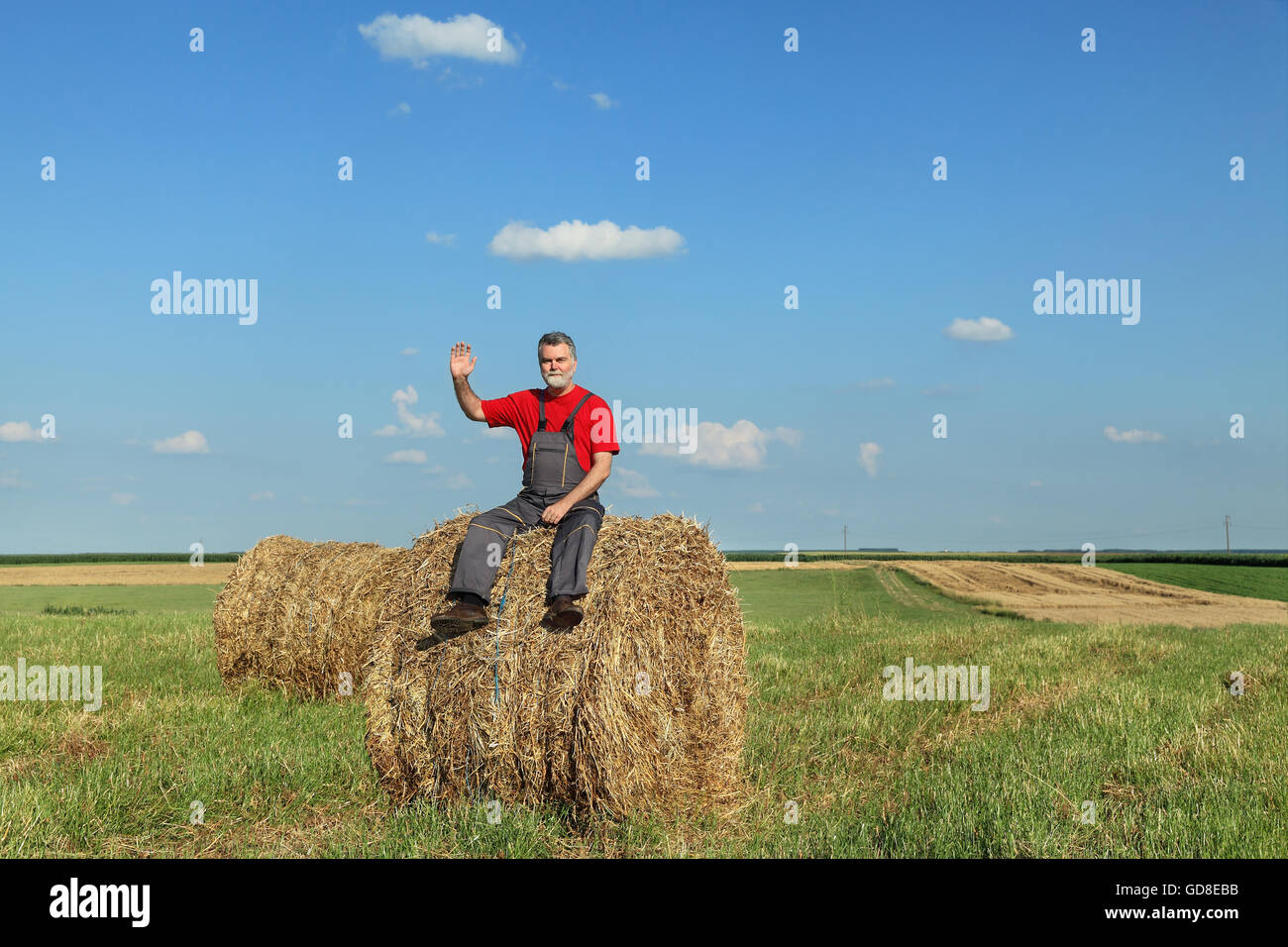 Farmer Waving High Resolution Stock Photography and Images - Alamy