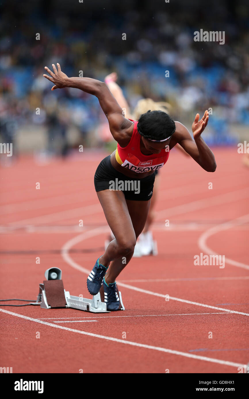 Margaret ADEOYE Women's 400m Heat 2, 2016 British Championships ...