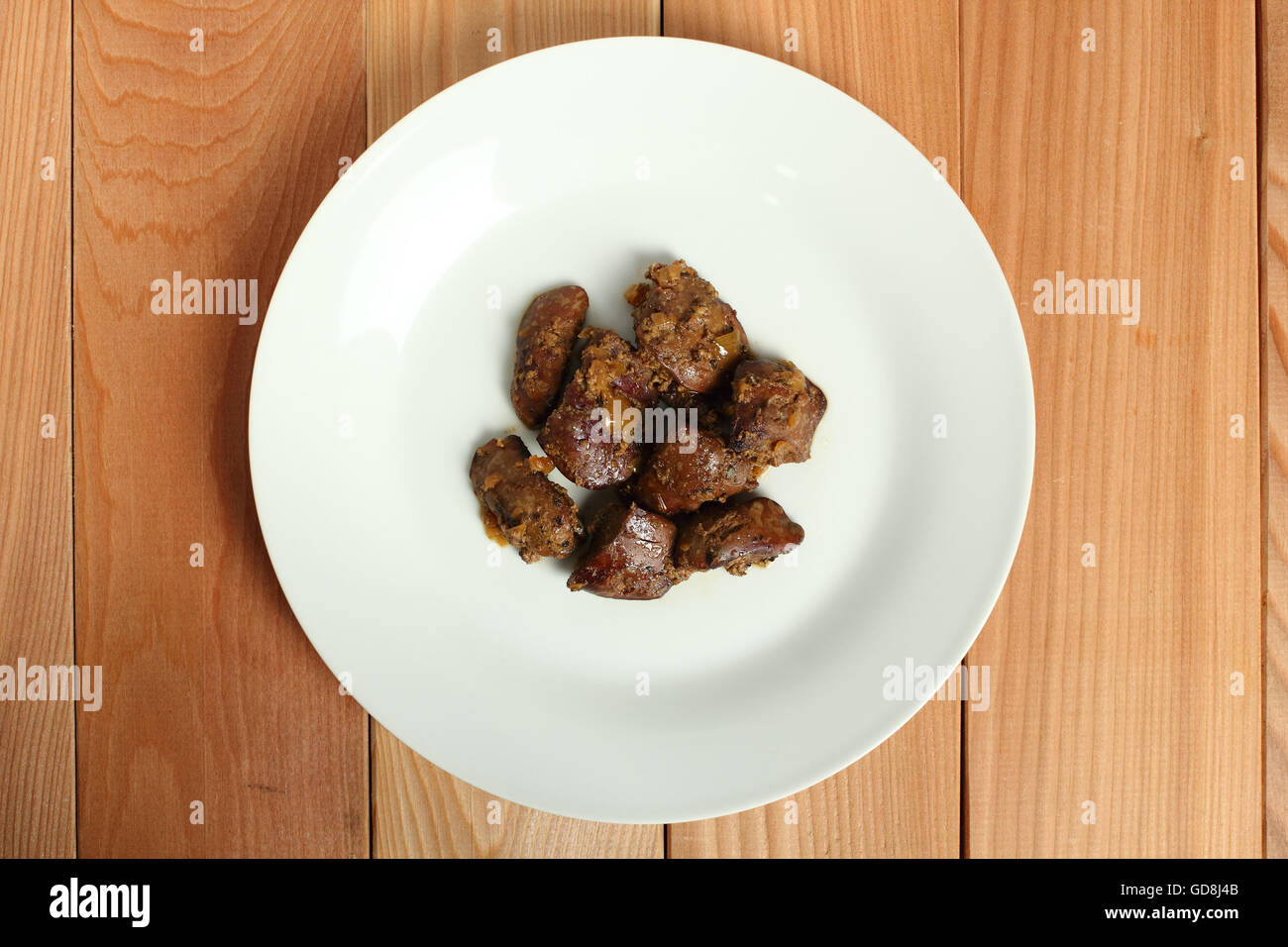 Cooked chicken liver Stock Photo - Alamy
