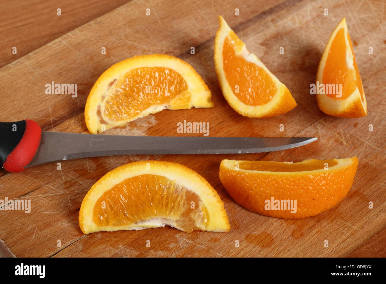 Quarter orange hi-res stock photography and images - Alamy