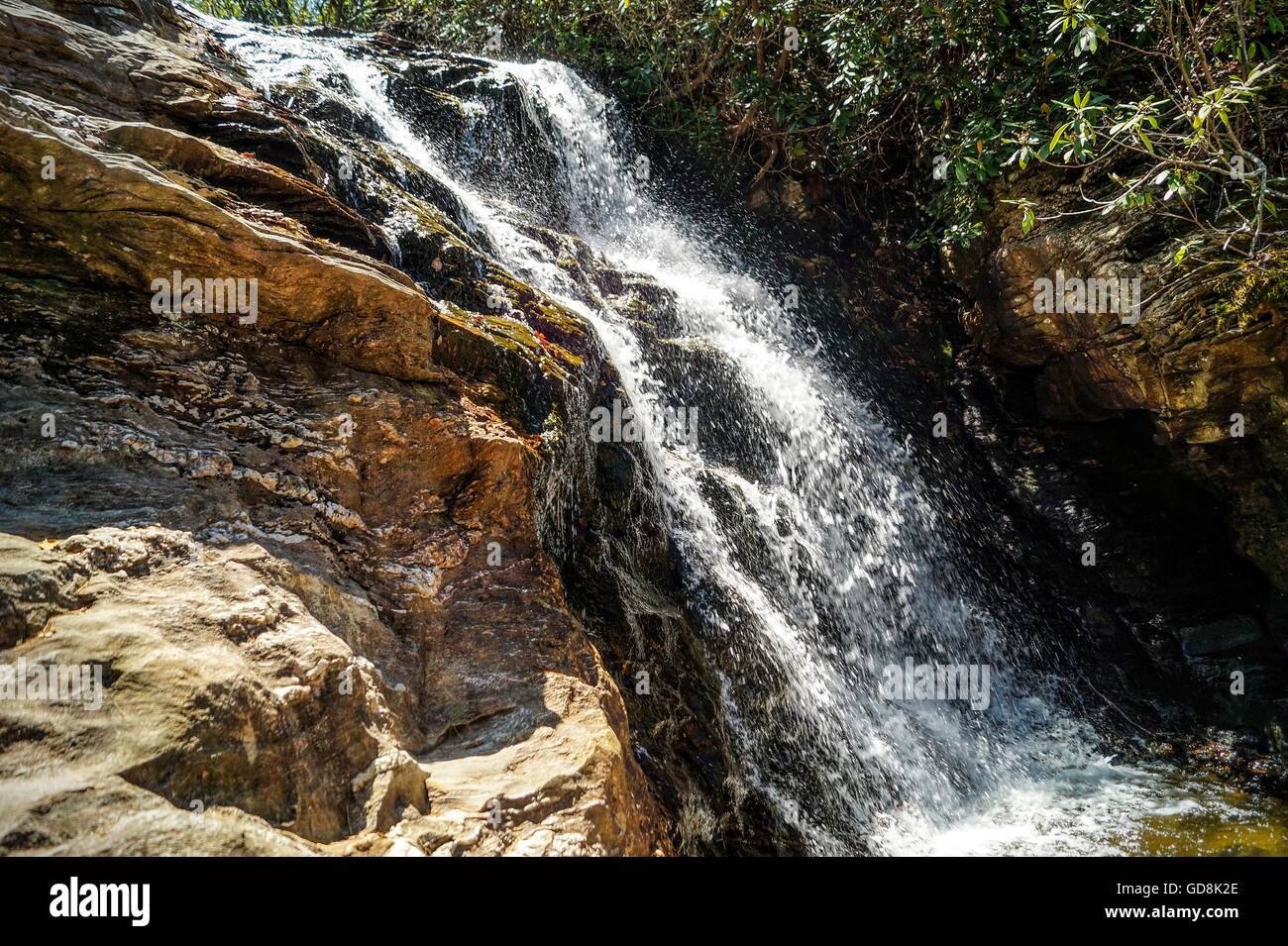 Upper Cascades, Hanging Rock State Park Stock Photo - Alamy